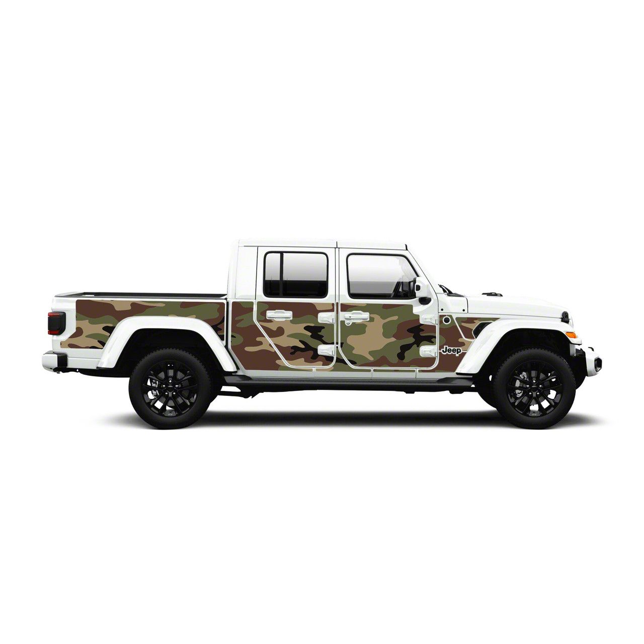 4x4 Attitude Jeep Gladiator Action Shield Body Armor; Army Camo ...
