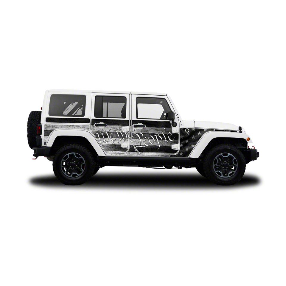4x4 Attitude Jeep Wrangler Action Shield Body Armor; We The People ...