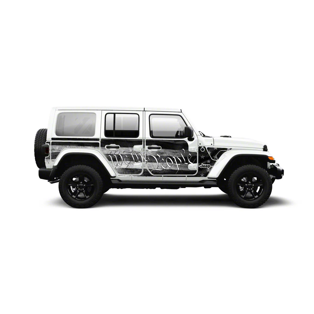 4x4 Attitude Jeep Wrangler Action Shield Body Armor; We The People ...