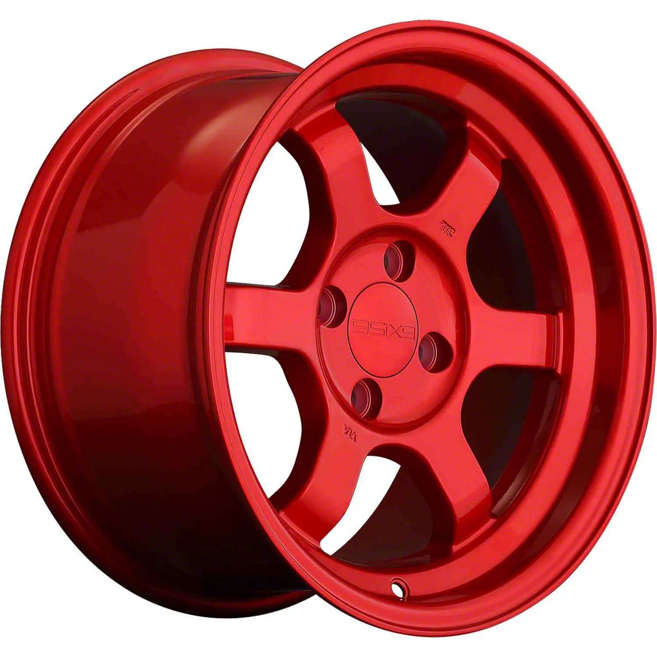 9Six9 Wheels Toyota 4-Runner SIX-1 Deep Candy Apple Red 6-Lug Wheel ...