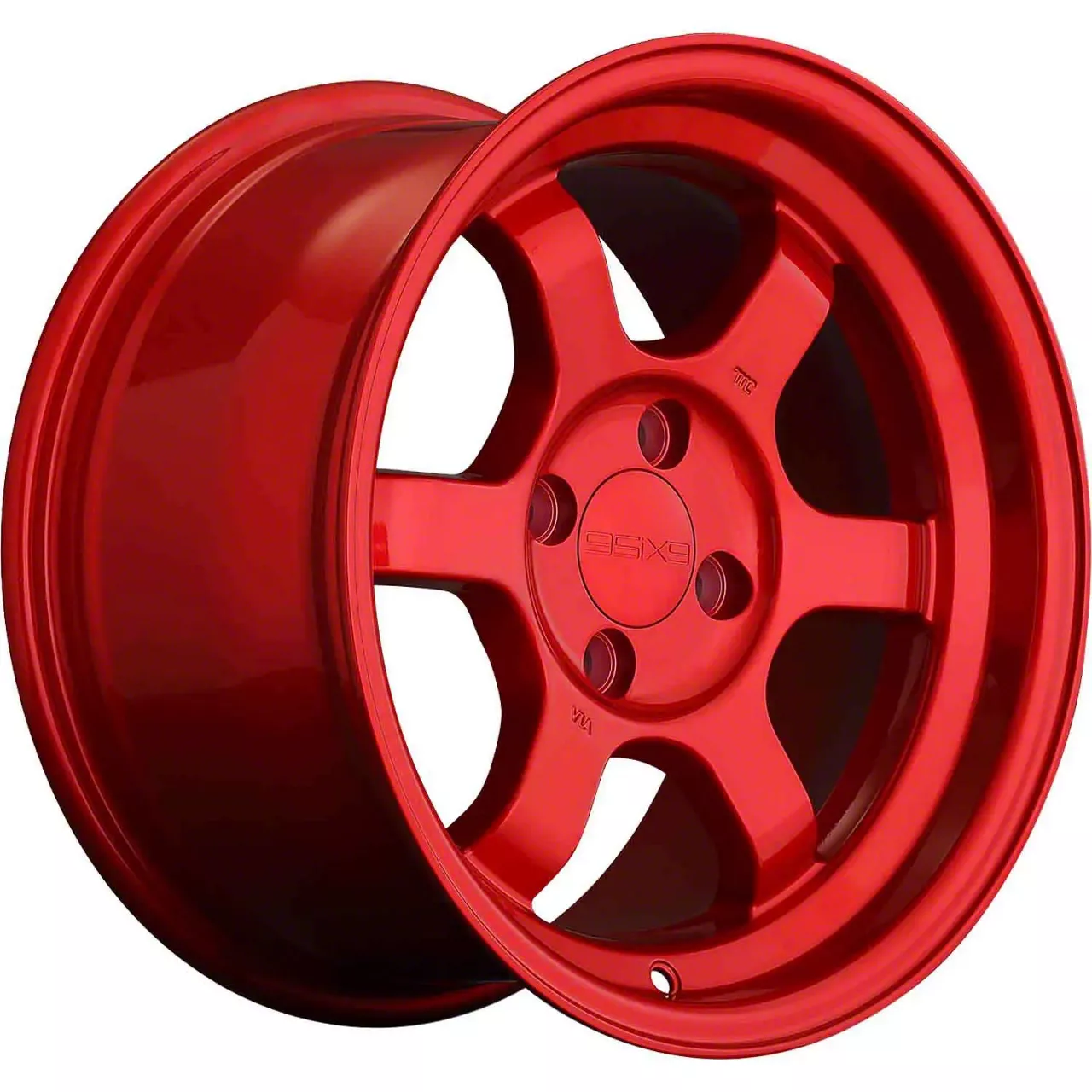 9Six9 Wheels Jeep Gladiator SIX-1 Deep Candy Apple Red Wheel; 17x8.5 ...