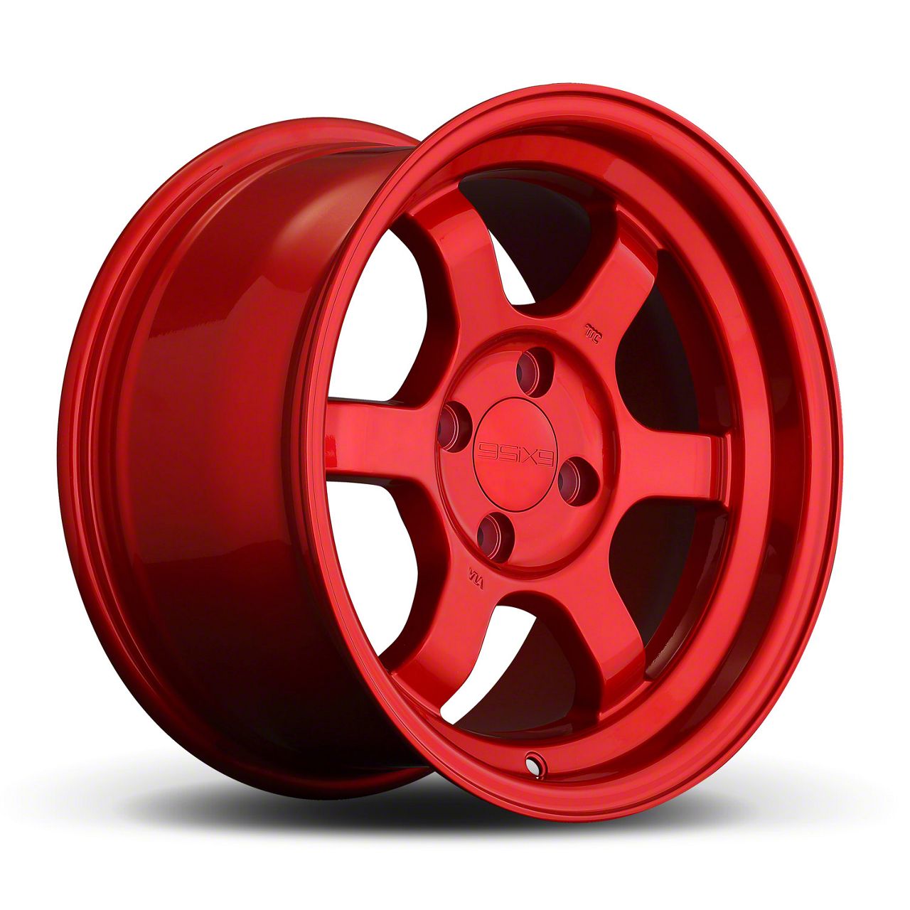 9Six9 Wheels Jeep Wrangler SIX-1 Deep Candy Apple Red Wheel; 17x8.5 ...