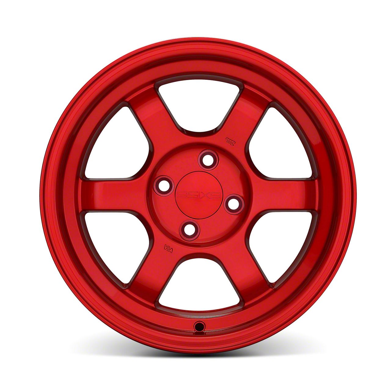 9Six9 Wheels Tacoma SIX-1 Deep Candy Apple Red 6-Lug Wheel; 16x8; -10mm ...