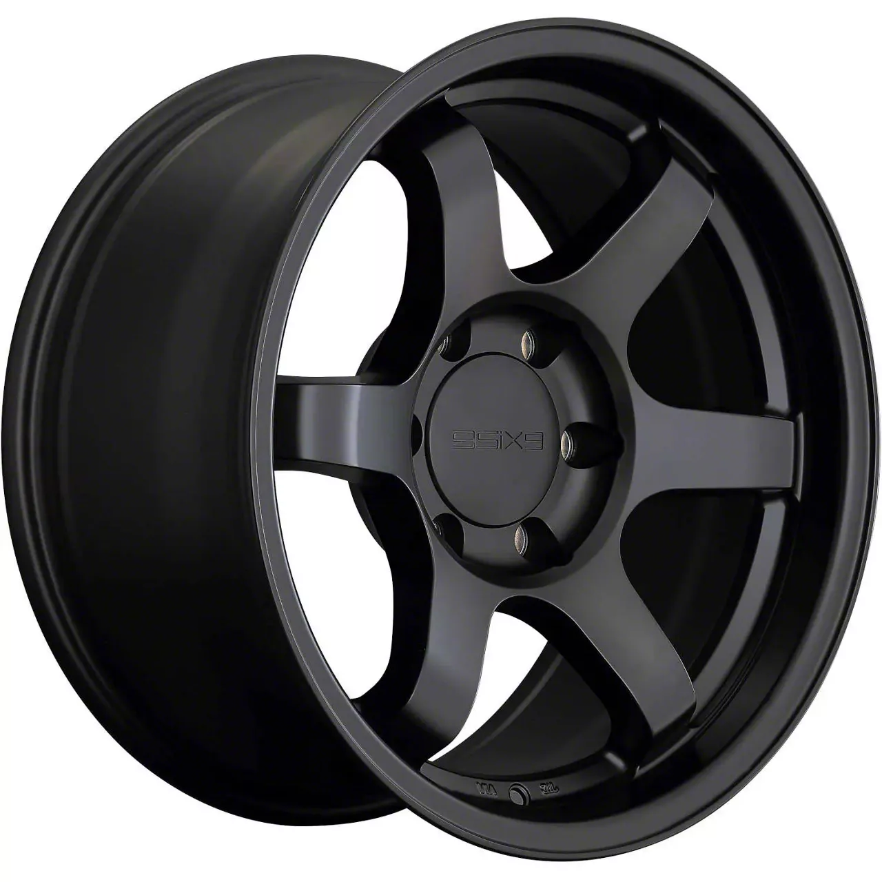 9Six9 Wheels Tacoma SIX-1 Truck/SUV Matte Black 6-Lug Wheel; 17x8.5 ...