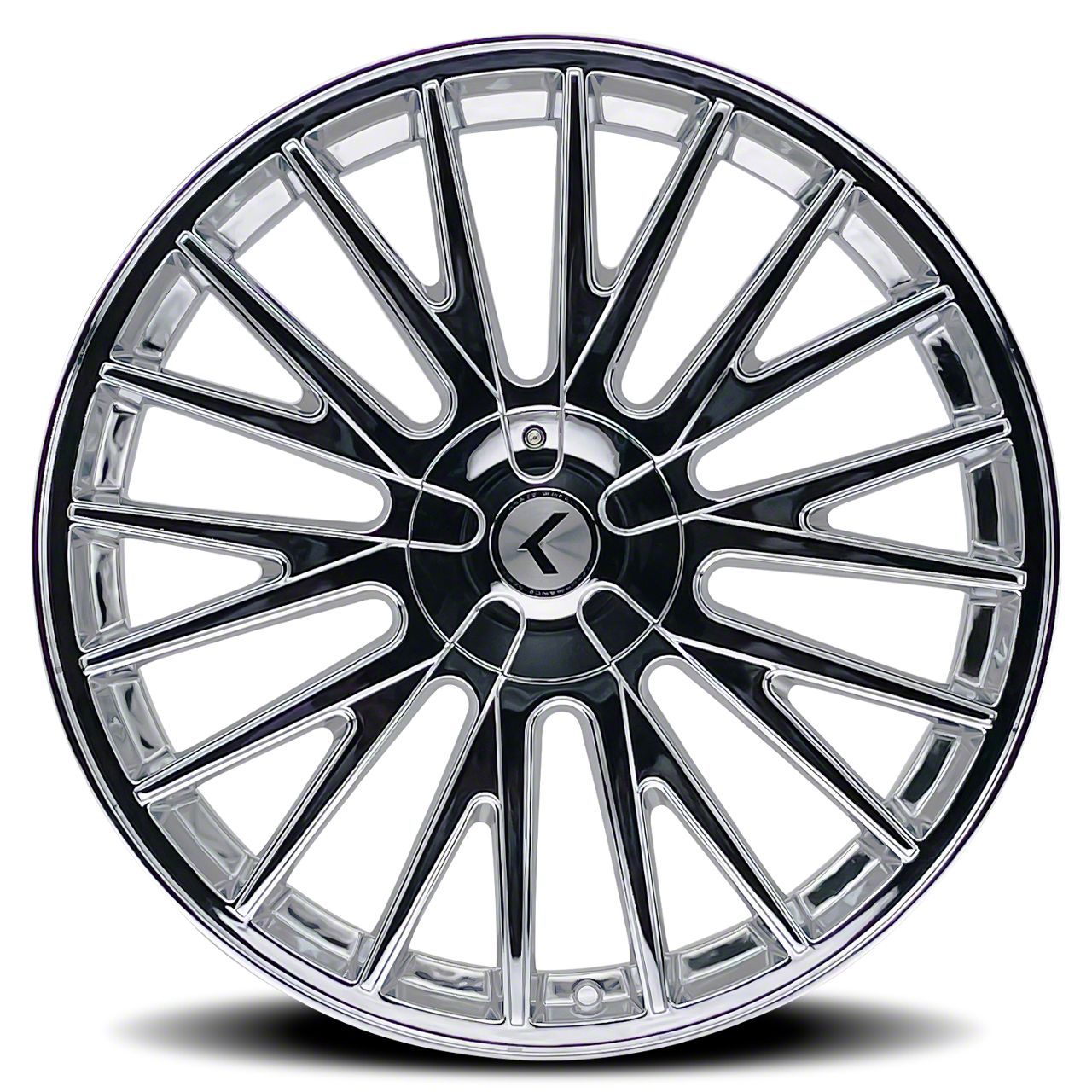 Kraze Bronco Sport Double Down Chrome 5-Lug Wheel; 17x8 Kraze Bronco Sport Double Down Chrome 5-Lug Wheel; 17x8
