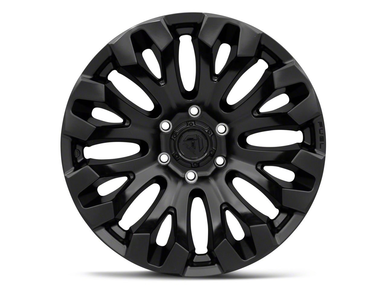 Fuel Wheels Bronco Quake Blackout 6-Lug Wheel; 20x10; -18mm Fuel Wheels Bronco Quake Blackout 6-Lug Wheel; 20x10; -18mm