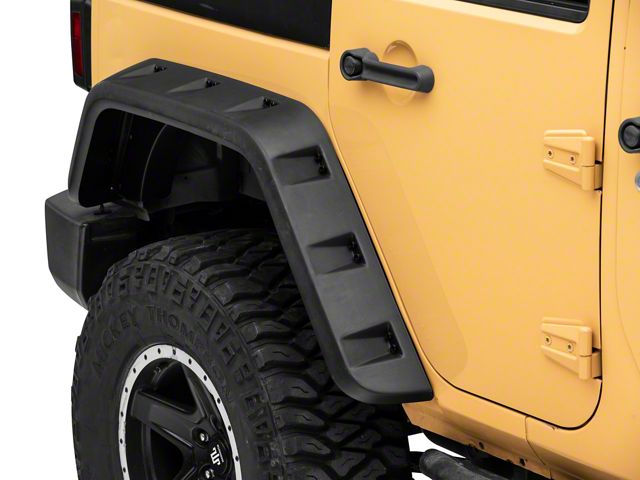 Rugged Ridge Jeep Wrangler Hurricane Flat Fender Flares Rugged Ridge Jeep Wrangler Hurricane Flat Fender Flares