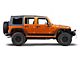 SEC10 Jeep Wrangler Rocker Panel Decal; Matte Black J100700 (07-18 Jeep ...