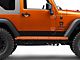 SEC10 Jeep Wrangler Rocker Panel Decal; Matte Black J100703 (07-18 Jeep ...