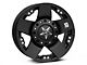 XD Jeep Wrangler Rockstar Matte Black Wheel; 17x9; -12mm Offset ...