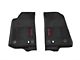 Mopar Jeep Wrangler All-Weather Front and Rear Floor Mats; Black ...
