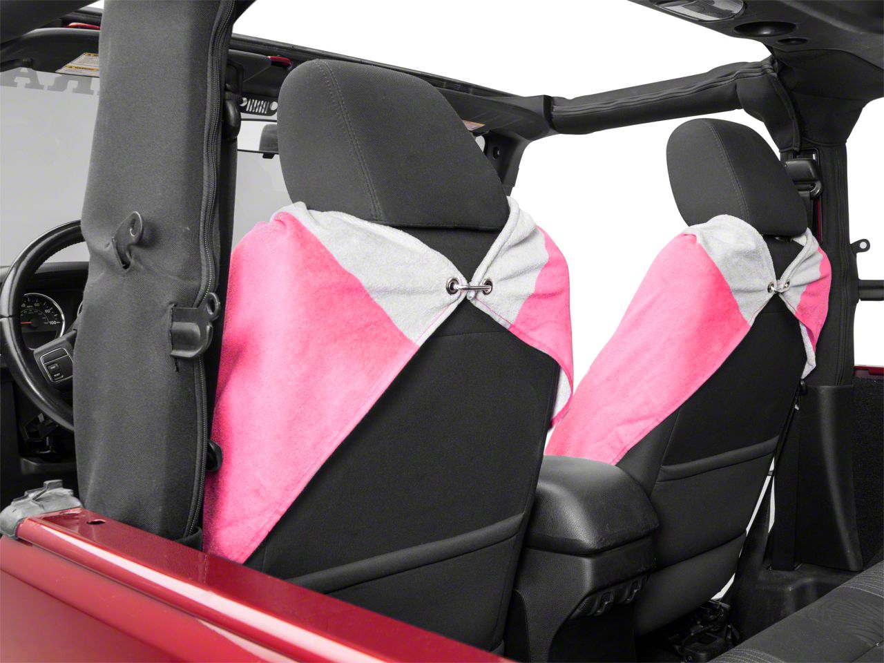 Jeep Wrangler Towel 2 Go Pink Universal Some Adaptation May Be Required Free Shipping