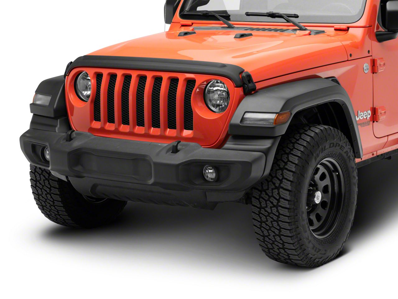 Bushwacker Jeep Wrangler Trail Armor Hood Stone Guard 14093 Bushwacker Jeep Wrangler Trail Armor Hood Stone Guard 14093