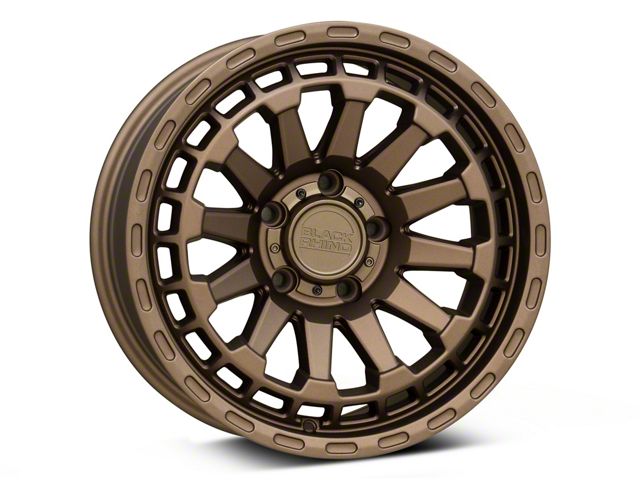 Black Rhino Jeep Wrangler Raid Matte Bronze Wheel; 17x8.5 Black Rhino Jeep Wrangler Raid Matte Bronze Wheel; 17x8.5