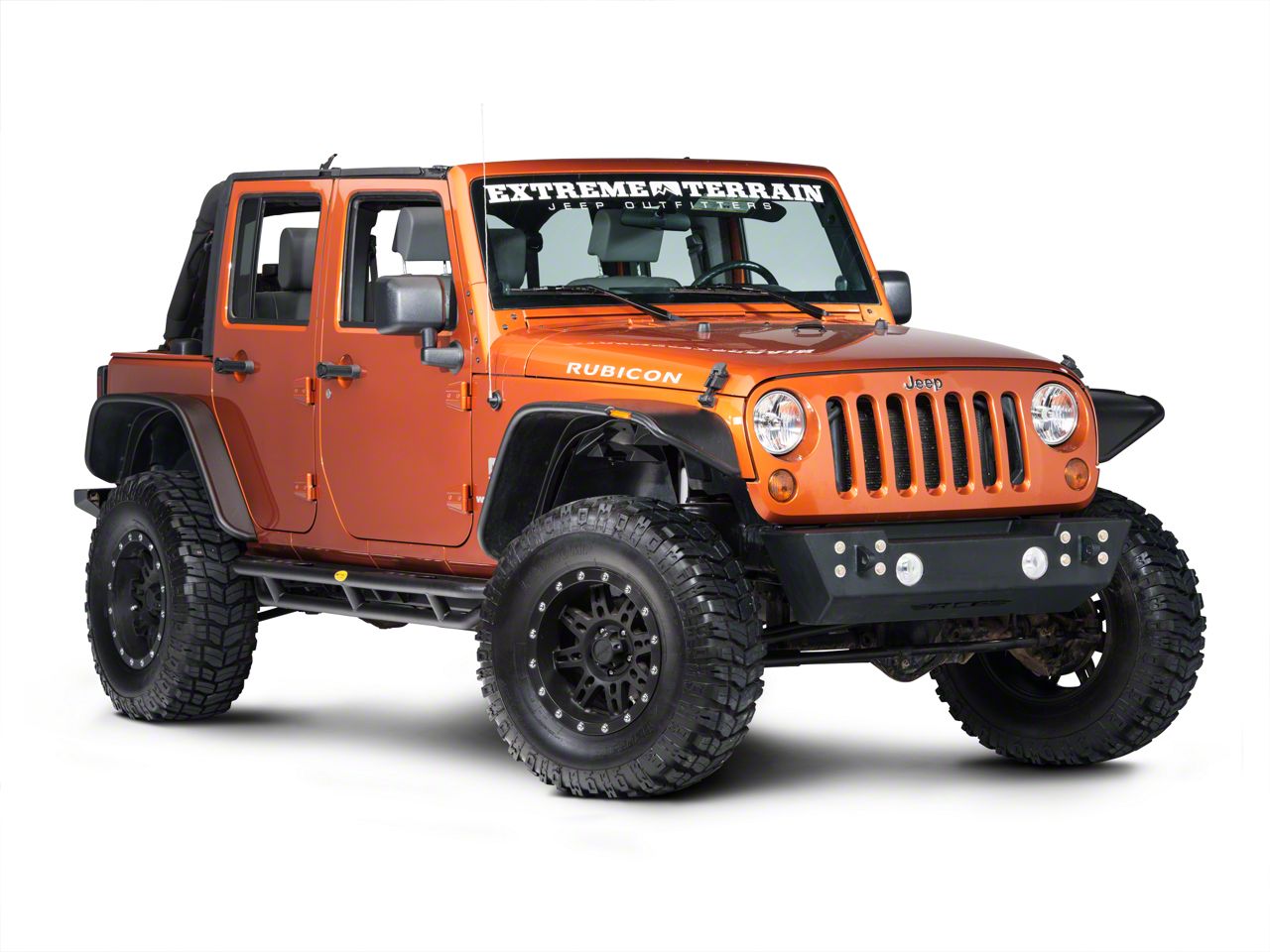Smittybilt Jeep Wrangler SRC Side Armor; Textured Black Smittybilt Jeep Wrangler SRC Side Armor; Textured Black