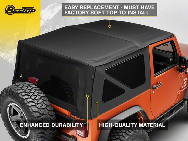 Bestop Jeep Wrangler Replace-A-Top with Tinted Windows Bestop Jeep Wrangler Replace-A-Top with Tinted Windows