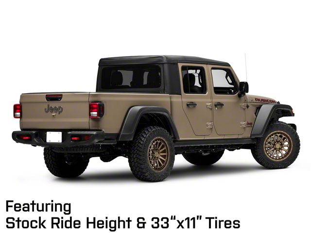 Black Rhino Jeep Gladiator Raid Matte Bronze Wheel; 20x9.5 Black Rhino Jeep Gladiator Raid Matte Bronze Wheel; 20x9.5