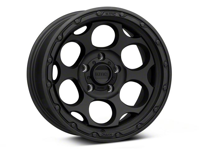 KMC Jeep Gladiator Dirty Harry Textured Black Wheel; 17x9 KMC Jeep Gladiator Dirty Harry Textured Black Wheel; 17x9