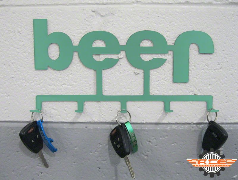 Jeep Gladiator Keychain Holder; Tiffany Blue - Free Shipping