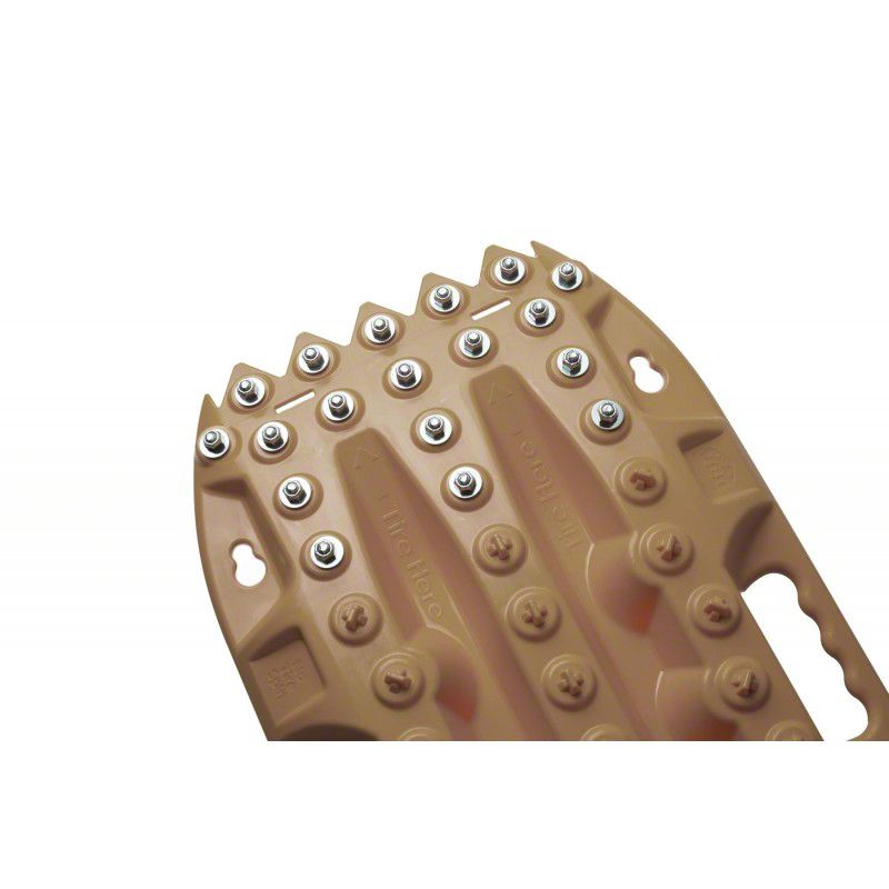 ActionTrax Jeep Gladiator Metal Teeth Recovery Trax; Tan AT2T - Free ...