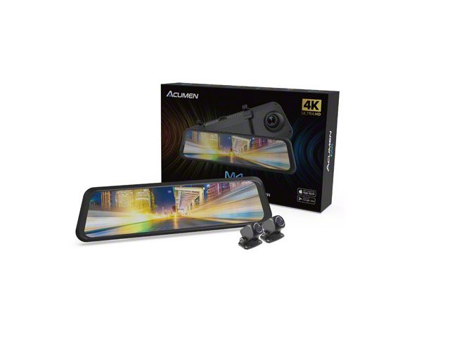Acumen Toyota 4-Runner M4 Mirror Dash Cam with 2 Cameras 23CAM0102-01 ...