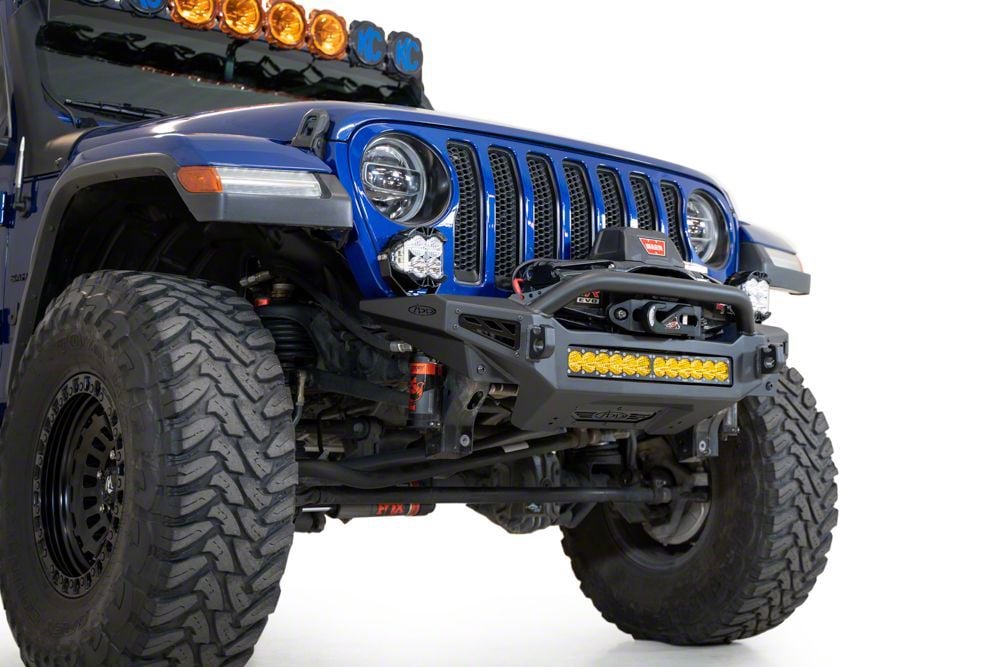 Addictive Desert Designs Jeep Gladiator Rock Fighter Front Bumper ...