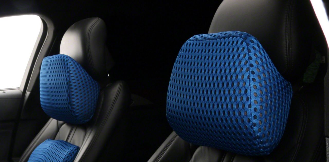 Aegis Cover Bronco Sport Neo-Mesh Memory Foam Headrest; Blue AMH03BL ...