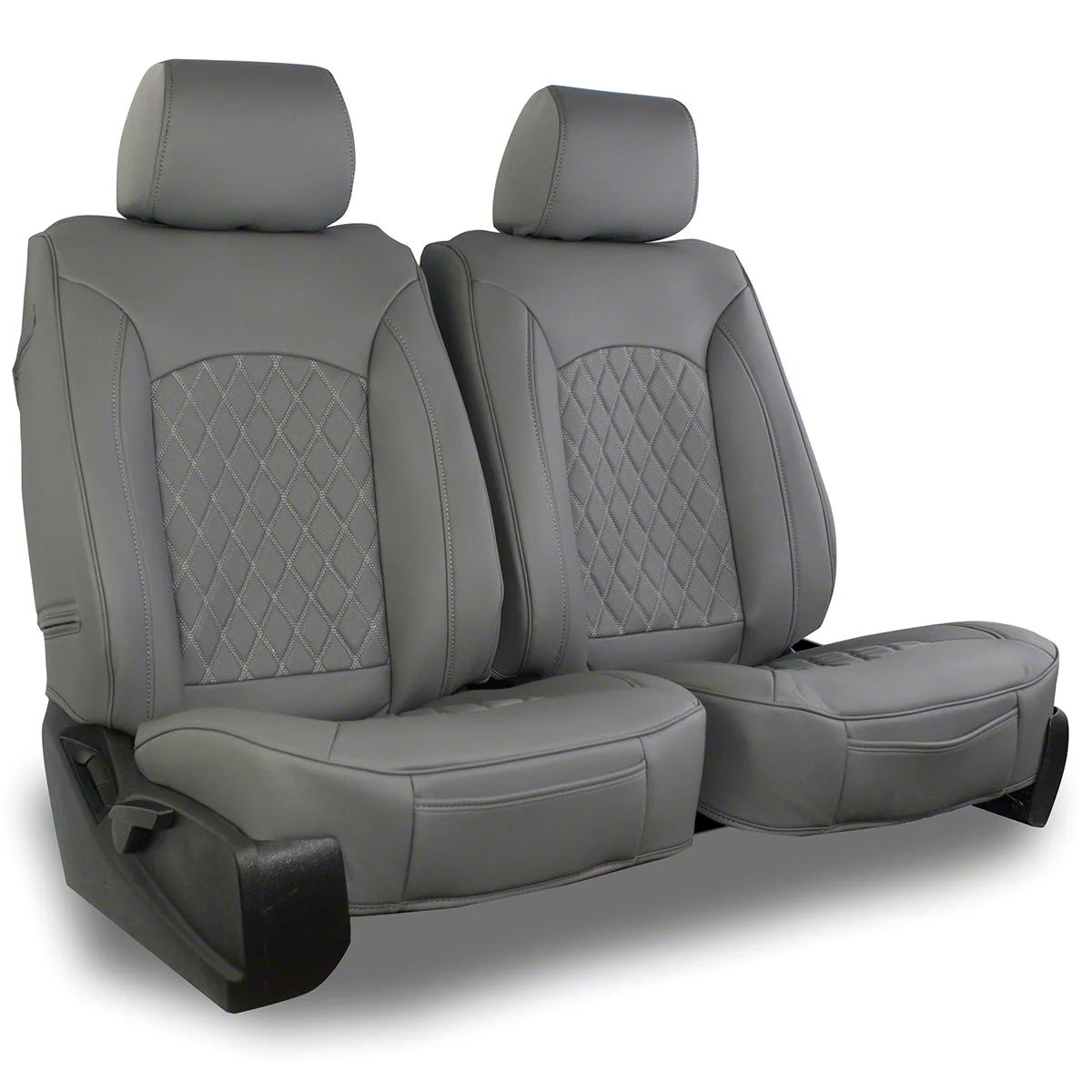 Aegis Cover Tundra Leatherette Low Back Bucket Seat Covers with Suede ...