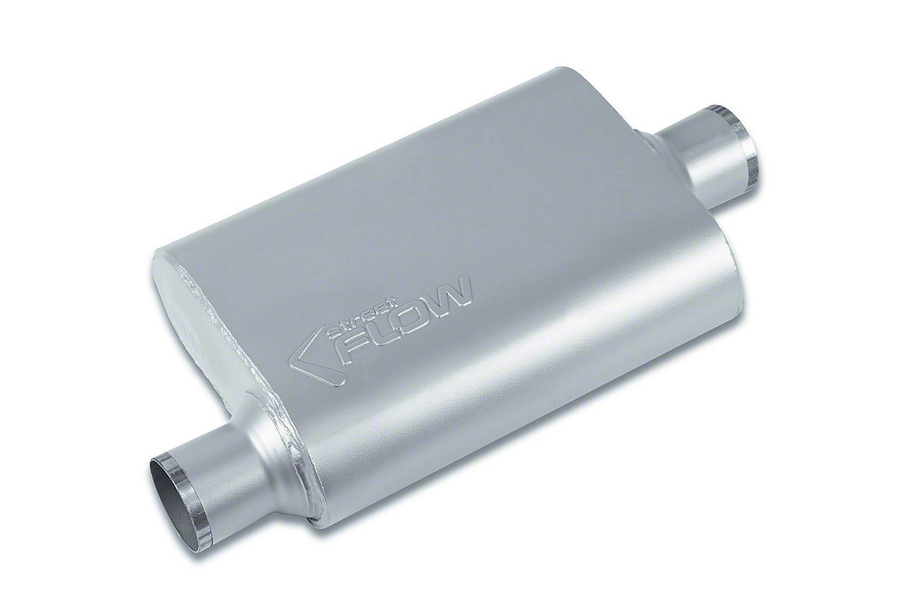 Street Series Bronco Street Flow 2 Chamber Aluminized Offset/Center ...