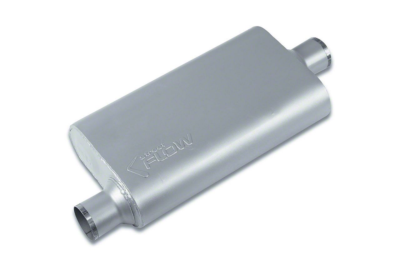 Street Series Bronco Street Flow 3 Chamber Aluminized Offset/Center ...