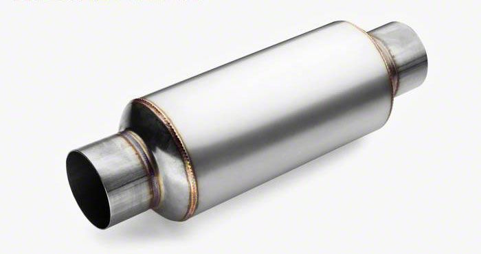 Aero Exhaust Titan TR31 Series Resonator; 16-Inch Overall; 3-Inch Inlet ...