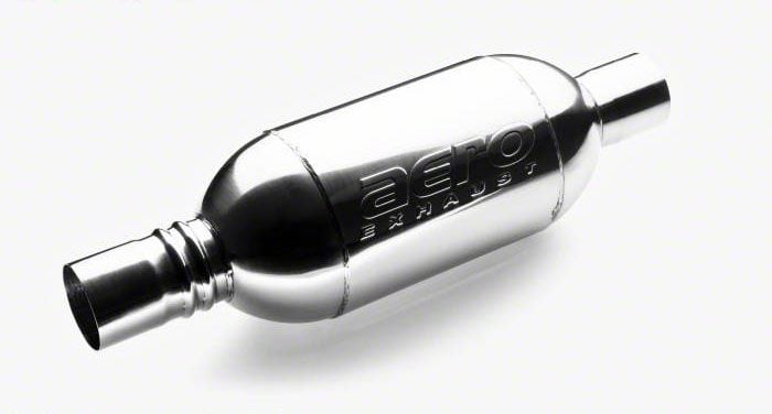 Aero Exhaust Tacoma Turbine Performance Muffler; 20-Inch Overall; 2.50 ...
