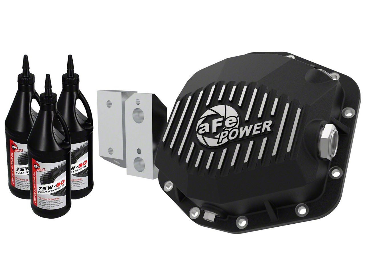 AFE Jeep Gladiator Pro Series Rear Differential Cover with 75w-90 Gear ...