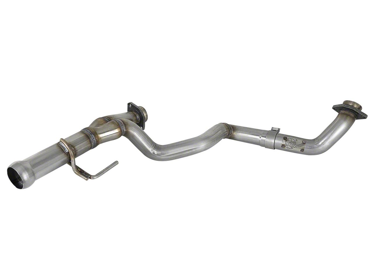 AFE Jeep Wrangler Twisted Stainless Steel Y-Pipe 48-48026 (18-26 3.6L ...