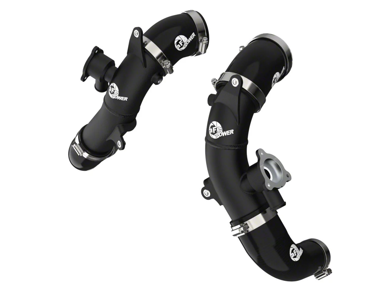 AFE Tundra BladeRunner 2.50-Inch Hot Charge Pipe; Black 46-20568-B (22 ...