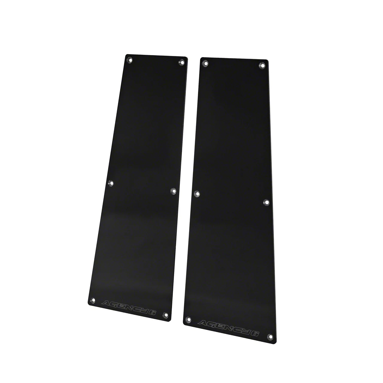 Agency 6 Bronco B-Pillar Cover Set; Black Bronco 4DR B-Pillar Covers ...