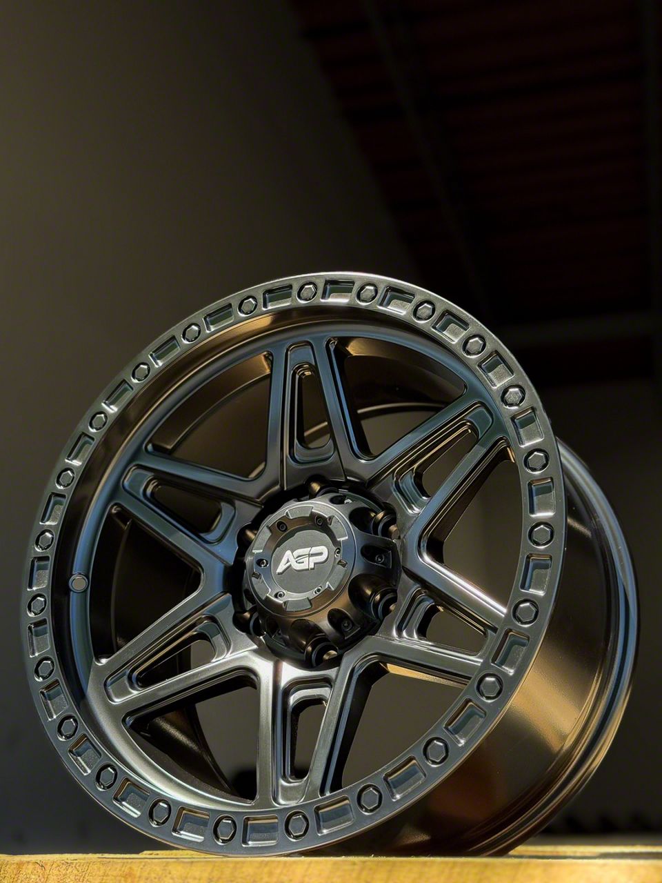 AGP Wheels Bronco 307 Matte Black 6-Lug Wheel; 17x9; 0mm Offset 307MB ...