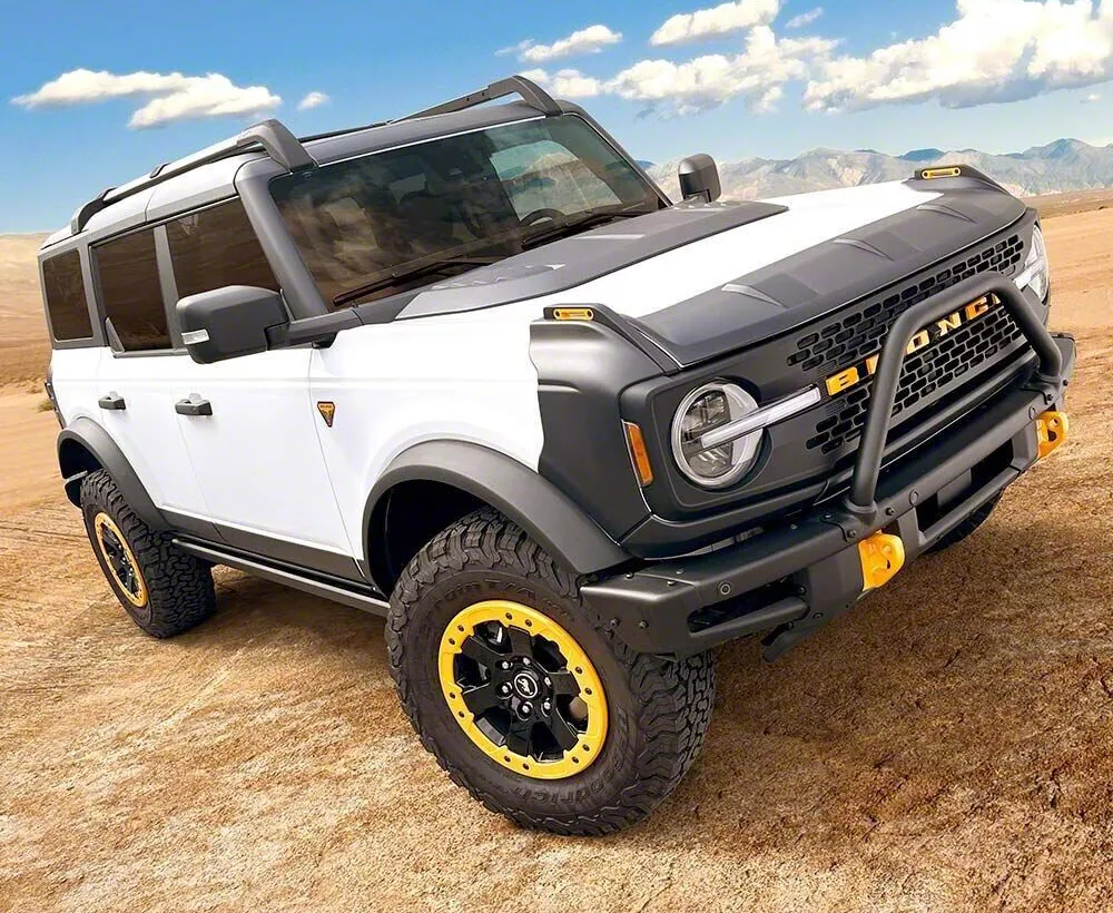 Air Design Bronco Grand Armadillo Off-Road Body Kit; Satin Black ...