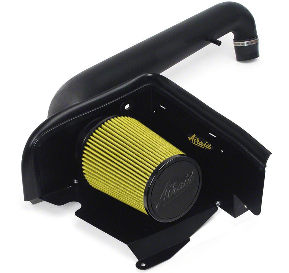 Airaid Jeep Wrangler Cold Air Dam Intake with Yellow SynthaFlow Oiled ...