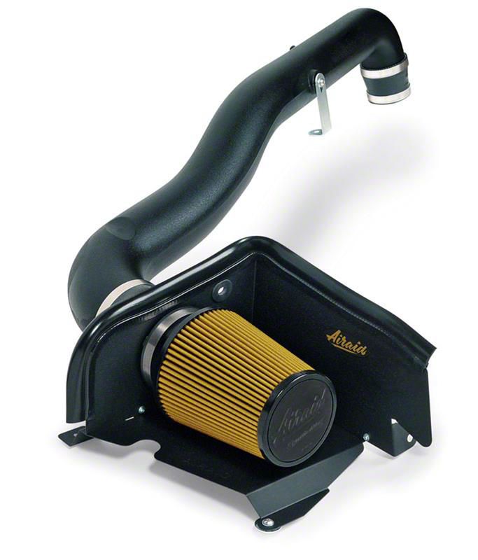 Airaid Jeep Wrangler Cold Air Dam Intake with Yellow SynthaFlow Oiled ...