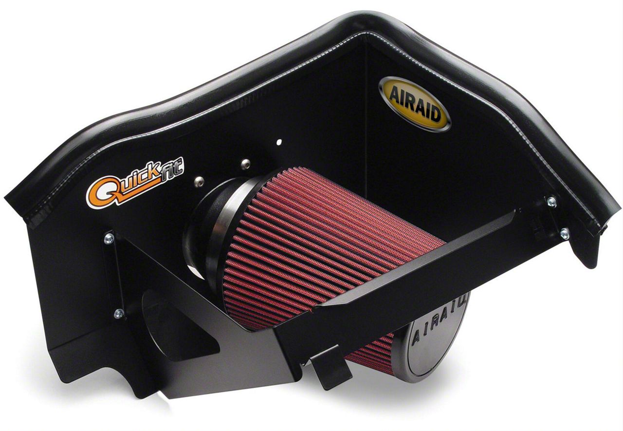 Airaid Titan QuickFit Air Dam with Red SynthaFlow Oiled Filter AIR-520 ...