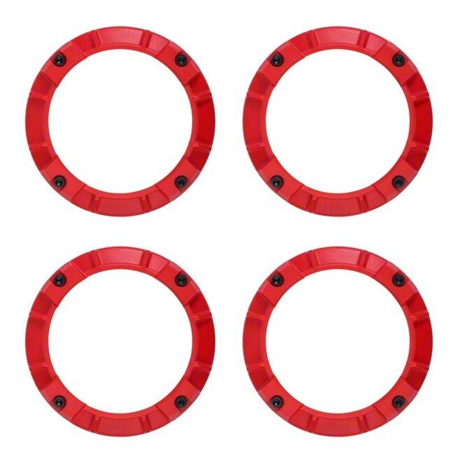 AJT Design Jeep Wrangler Interior Vent Rings; Red 00207 (11-18 Jeep ...