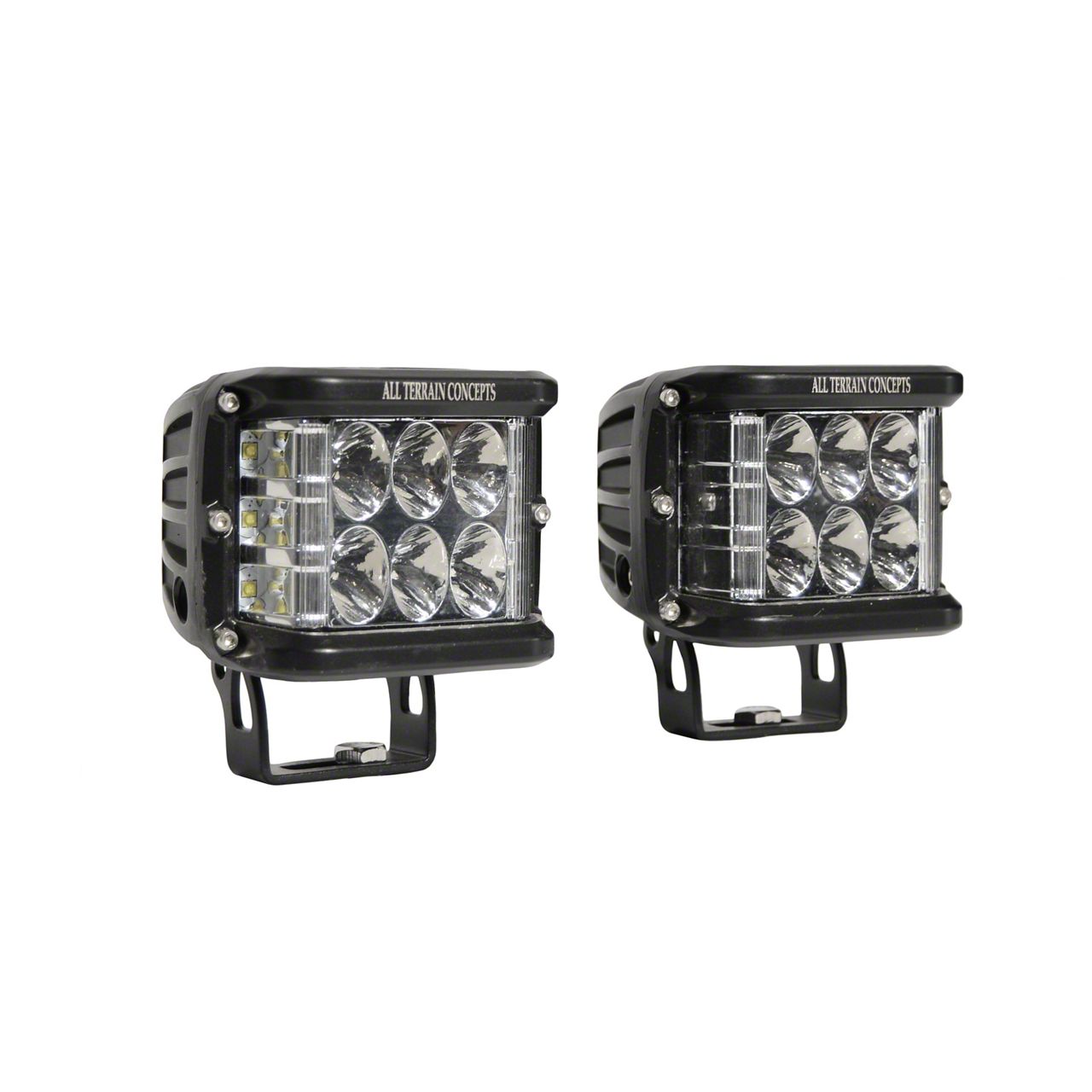 All Terrain Concepts Titan Side Shooter LED Pod Lights SS096 (Universal ...