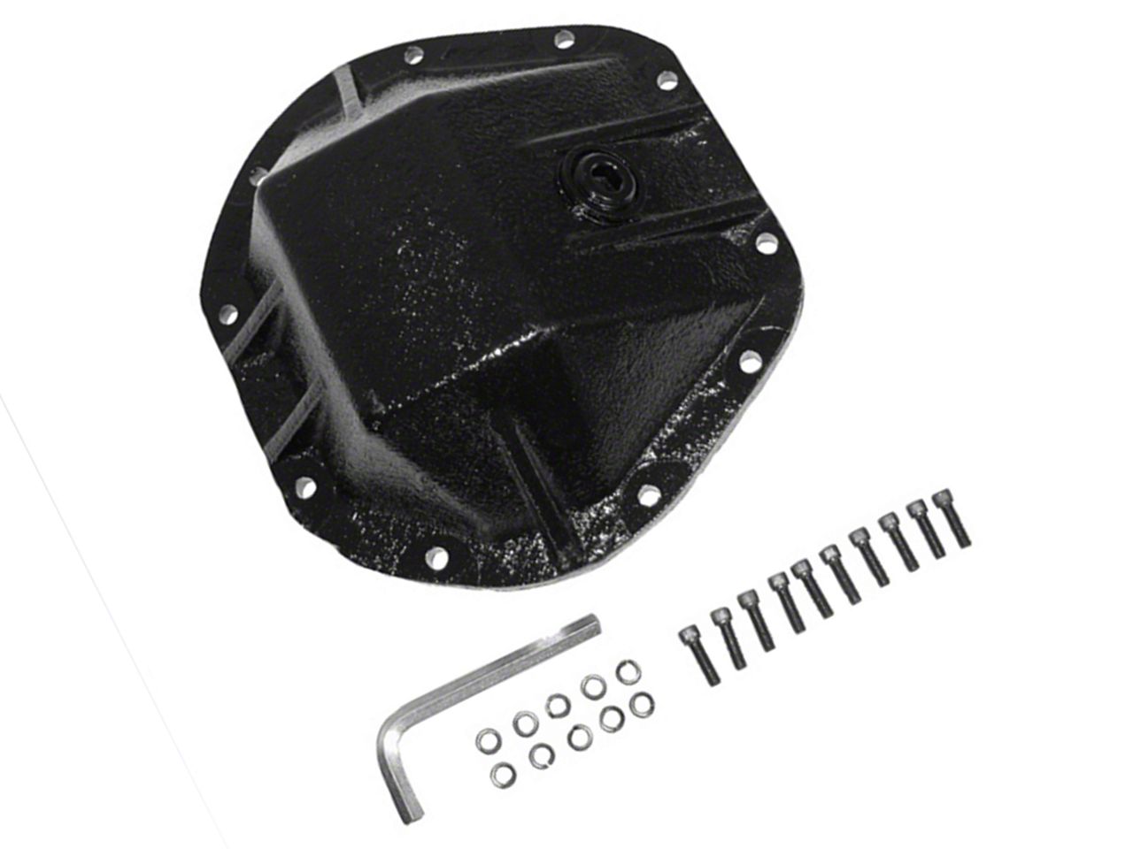 Alloy USA Jeep Cherokee Dana 44 Cast Steel Differential Cover; Black ...