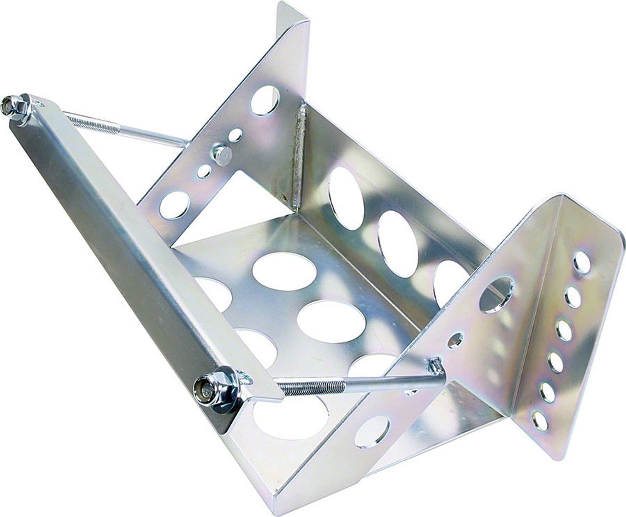 Allstar Performance Toyota 4-Runner Bolt-On Battery Box; Clear Zinc; 11 ...