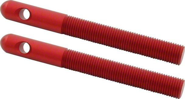 Allstar Performance Jeep Wrangler Aluminum Hood Pins; 3/8-Inch; Red ...