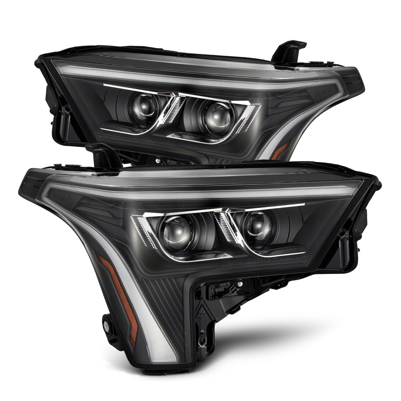 AlphaRex Tundra LUXX-Series LED Projector Headlights with Amber DRL ...
