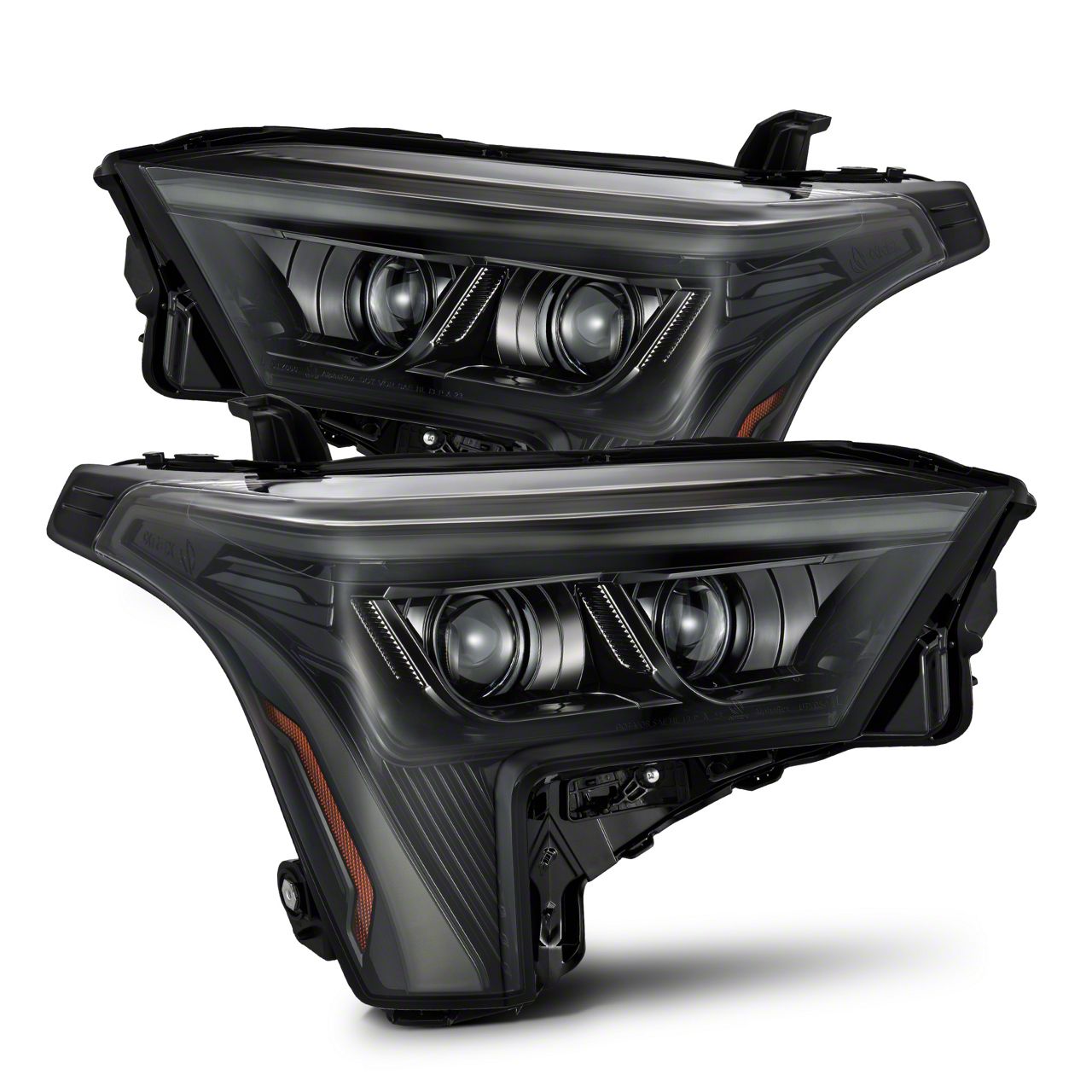 AlphaRex Tundra LUXX-Series LED Projector Headlights with White DRL ...