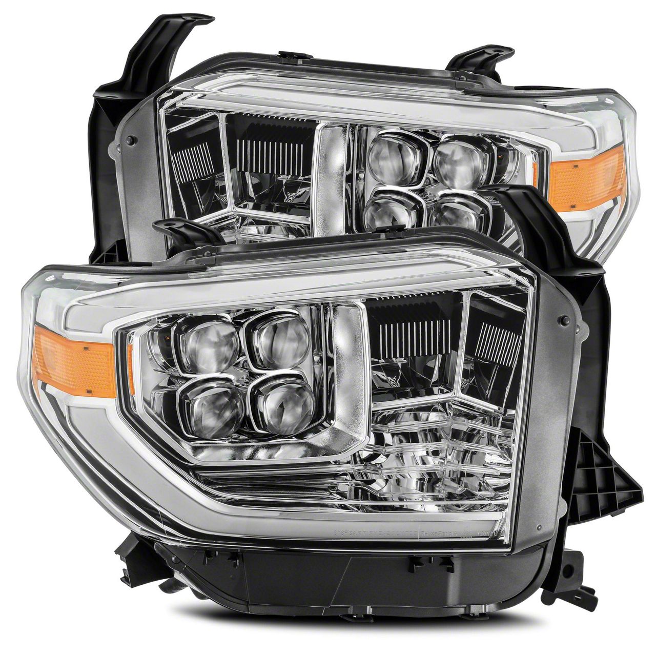 AlphaRex Tundra NOVA-Series LED Projector Headlights; Chrome Housing ...