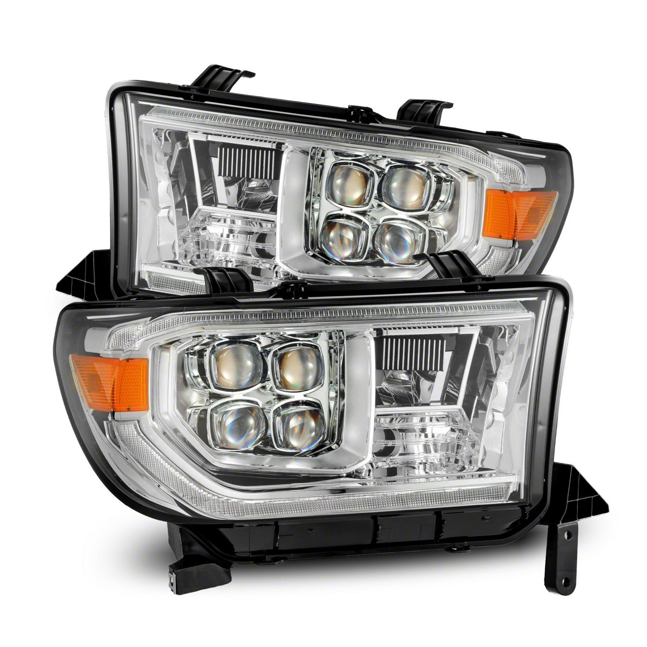 AlphaRex Tundra NOVA-Series LED Projector Headlights; Chrome Housing ...